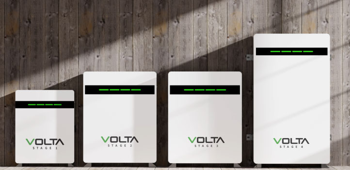 Lithium Batteries: Volta Stage 1 - 5kWh 51.2V Lithium (LiFe Po4) Battery